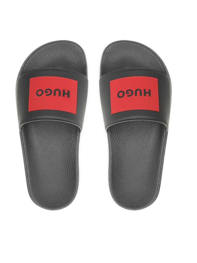 Şlapi Hugo Match It Slid 50481191 10245740 01 Negru | epantofi.ro