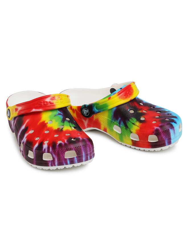 Şlapi Crocs Classic Tie Dye Graphic Clog 205453 Colorat | epantofi.ro