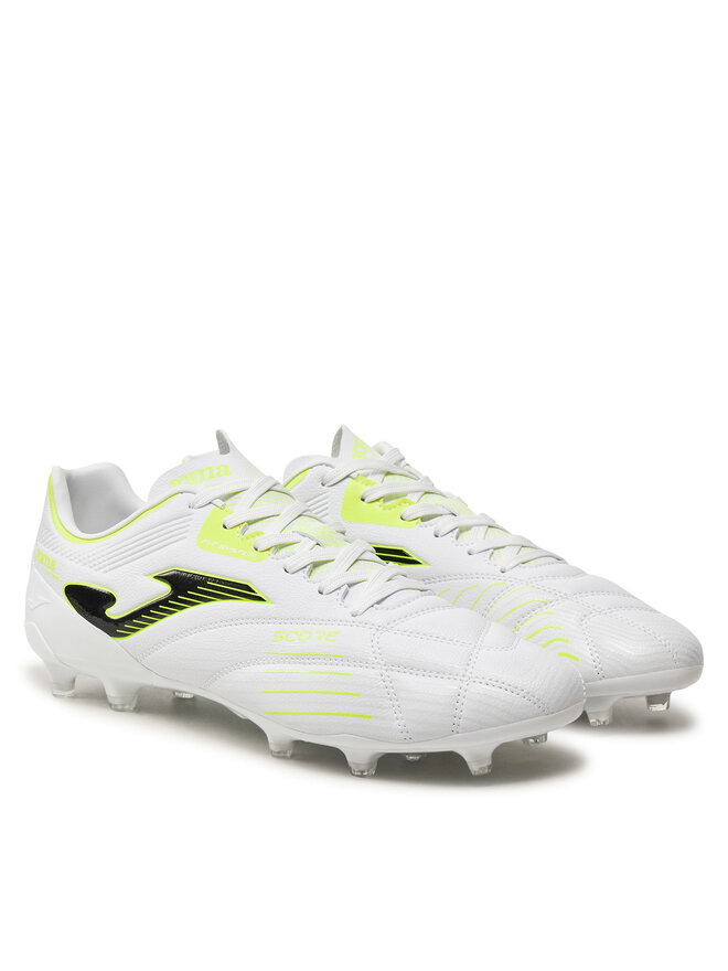 Zapatos de fútbol Joma Score Firm Ground SCOW2402FG Blanco | zapatos.es