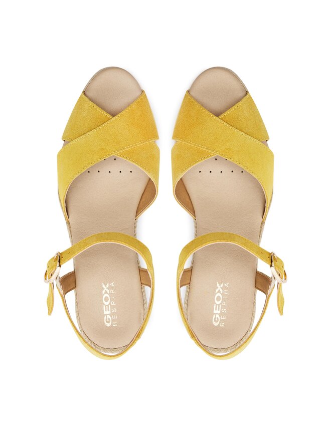 Espadrilles Geox D Gelsa Low D45NGC 00022 C2000 Gelb | eschuhe.de