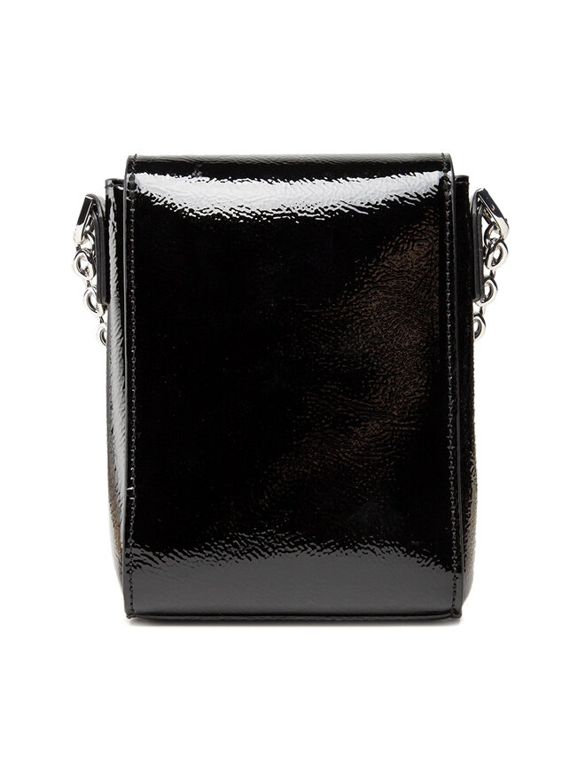Handtasche Calvin Klein Ns Mini Bag W/Flap Patent K60K608321 Schwarz ...