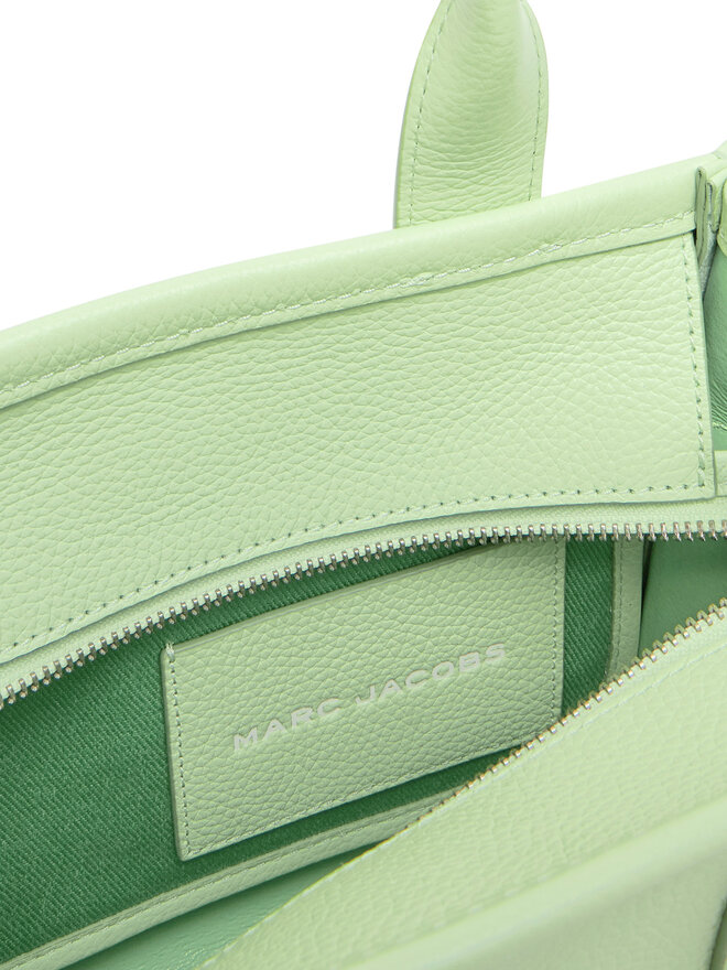 Bolso Marc Jacobs The Leather Small Tote Bag H009L01SP21 Verde | zapatos.es
