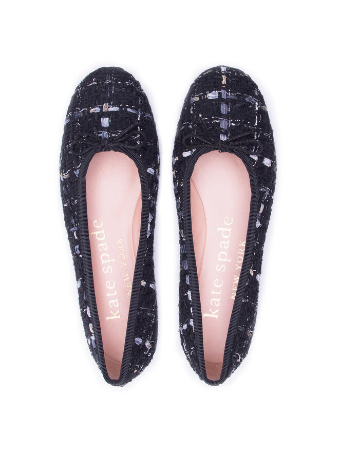 Ballerinas Kate Spade Honey Tweed K2809 Schwarz | eschuhe.de