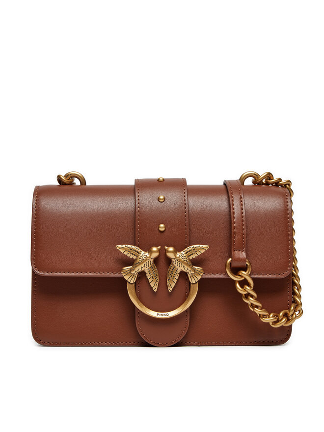 Geantă Pinko Love One Mini 100059 A0F1 L48Q Maro | epantofi.ro