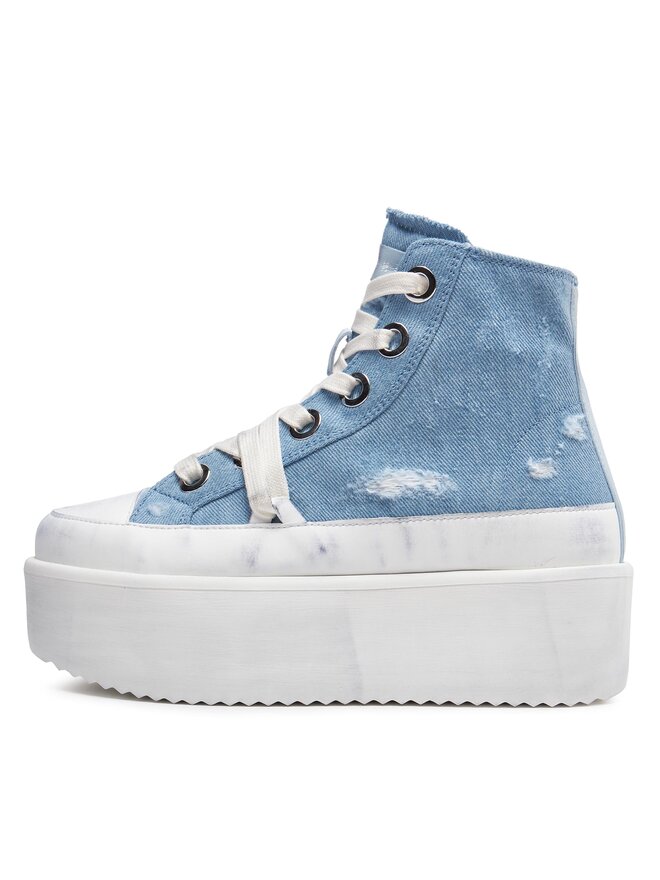 Sneakers Inuikii Levy Jeans High 30103-058 Blau | eschuhe.de