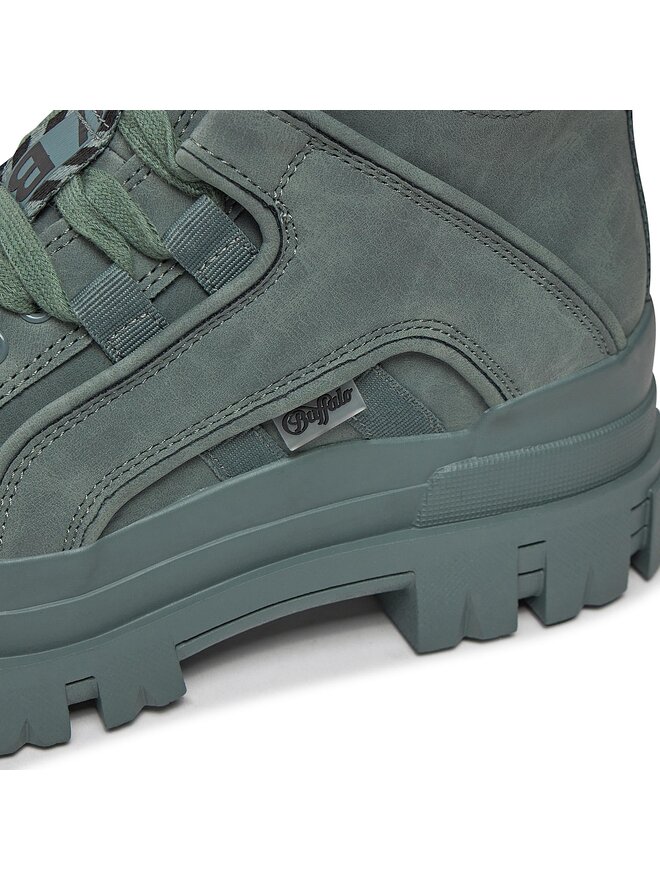 Trappers Buffalo Aspha Nc Mid 1622288 Verde | epantofi.ro