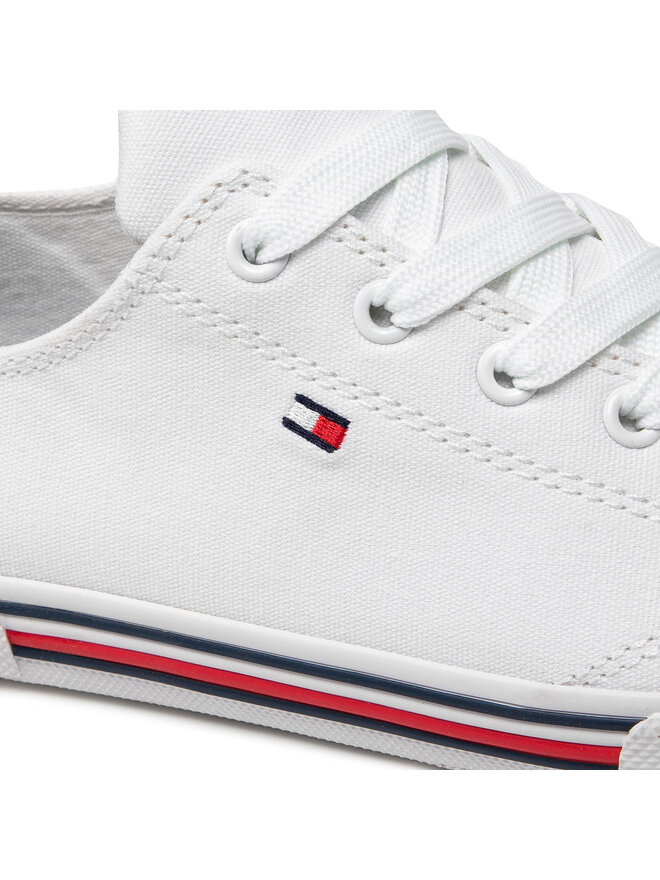 Sneakers aus Stoff Tommy Hilfiger Low Cut Lace Up Sneaker T3X4-30692 ...