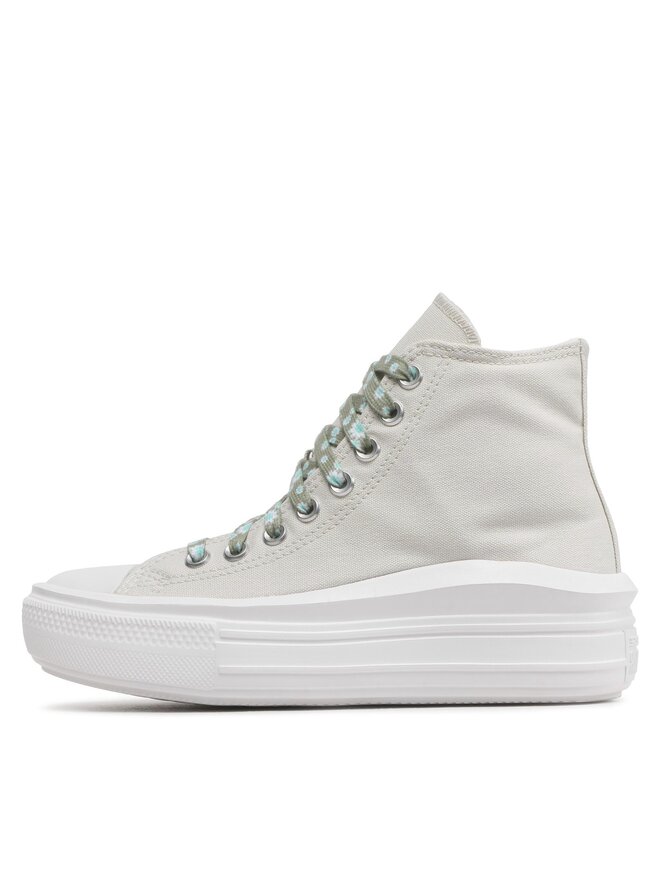 Plátěnky Converse Ctas Move Hi A00838C Écru | eobuv.cz