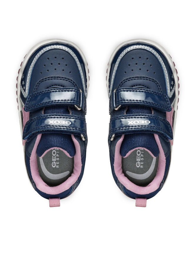 Sneakers Geox B Lightyloo Girl B4661A 00254 C4251 Bleumarin | epantofi.ro