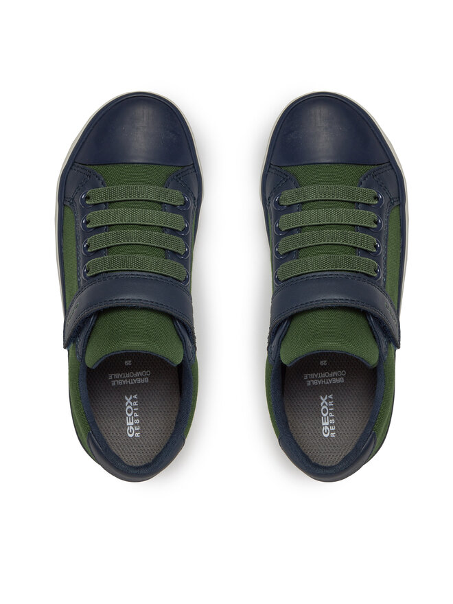 Sneakers Geox J Gisli Boy J455CB 01054 C3024 S Grün | eschuhe.de