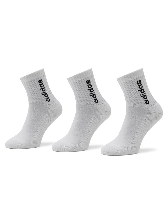 Дълги чорапи adidas Linear Vertical Logo Half-Crew Cushioned Socks 3 ...