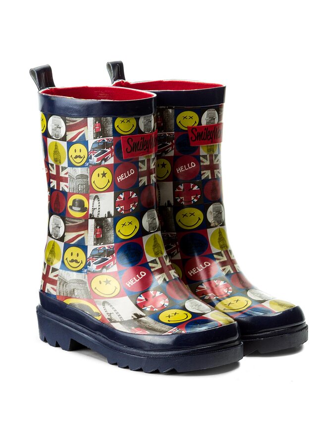 Gummistiefel Smile World Smiley London OJ121504 Bunt | eschuhe.de