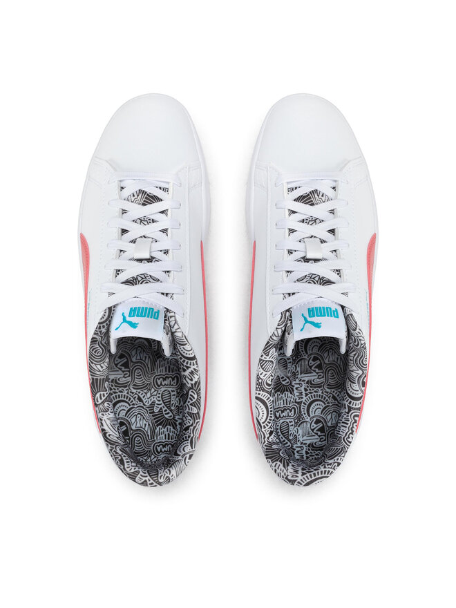 Sneakers Puma Smash V2 Me Happy 386396 01 Weiß | eschuhe.de