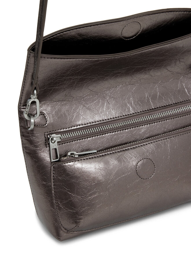 Handtasche Desigual Half Logo Trokel 25WAXPAQ Braun | eschuhe.de