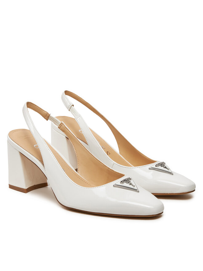 Sandale Guess Valinda FLTVAL PAF05 Écru | epantofi.ro