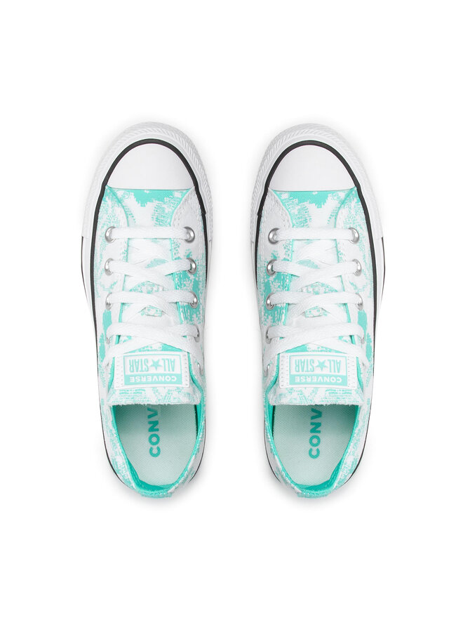 Sneakers aus Stoff Converse Ctas Ox 571388C Weiß | eschuhe.de