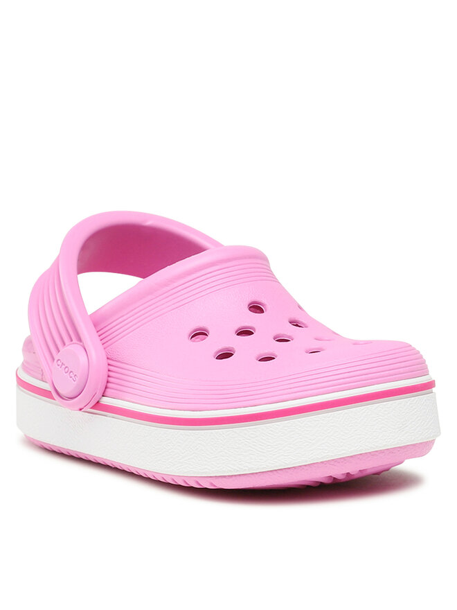 Pantoletten Crocs Crocs Crocband Clean Clog T 208479 Rosa | eschuhe.de