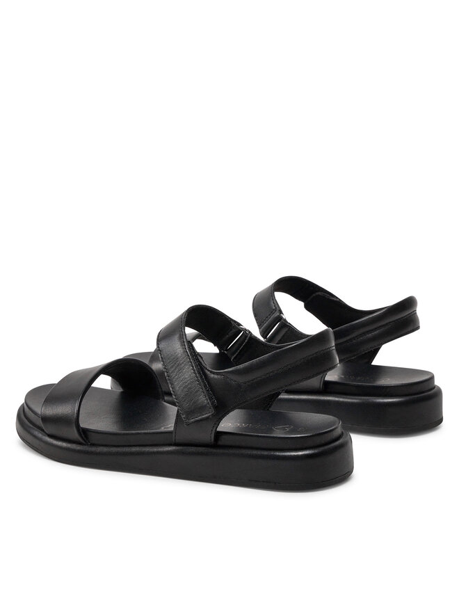 Sandały Marco Tozzi 2-28414-42 Czarny | eobuwie.com.pl