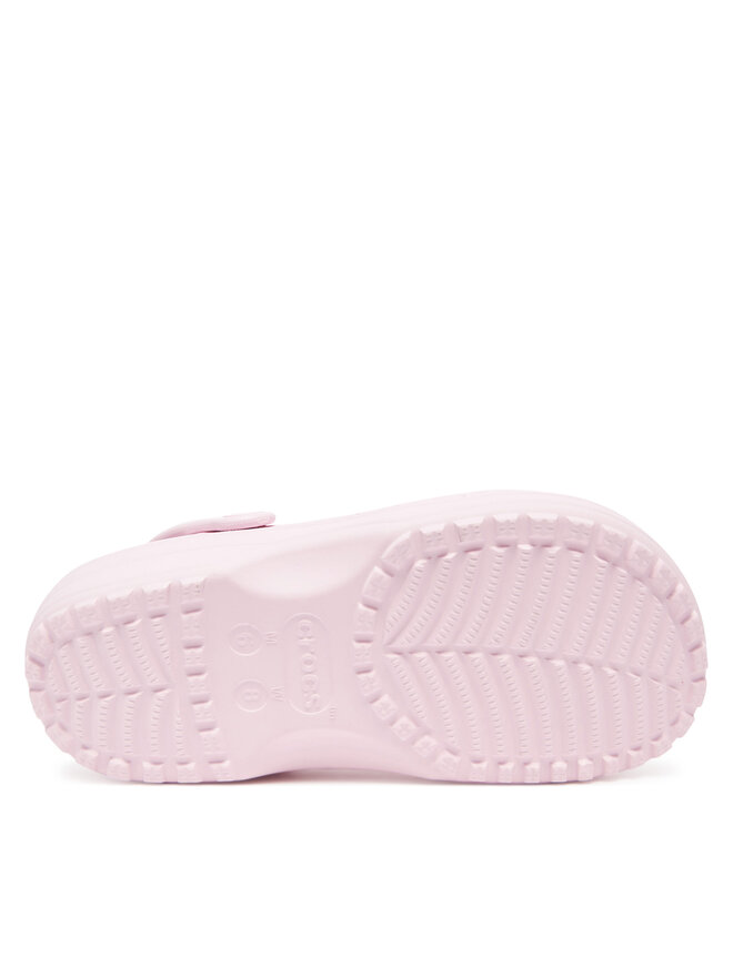 Klapki Crocs Classic Floral Cut Out Clog 210927 Różowy | eobuwie.com.pl