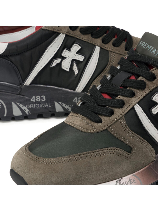 Sneakersy Premiata Lander 4949 Zielony | eobuwie.com.pl