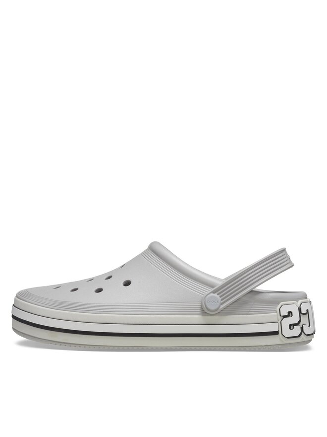 Klapki Crocs Off Court Logo Clog 209651 Szary | eobuwie.com.pl