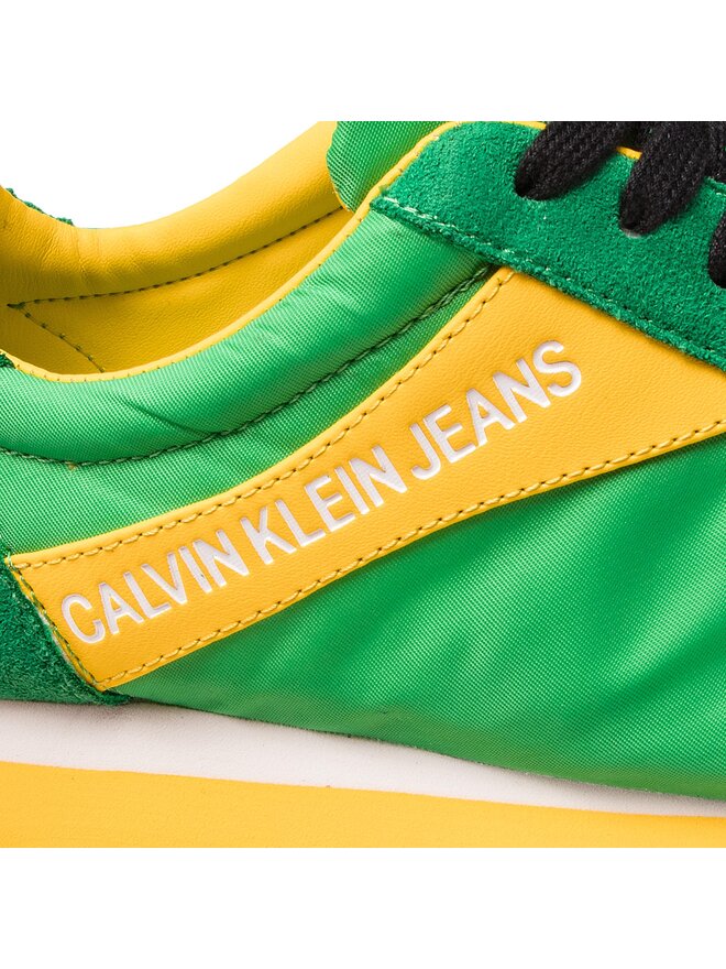 Sneakers Calvin Klein Jeans Jill R8527 Grün | eschuhe.de
