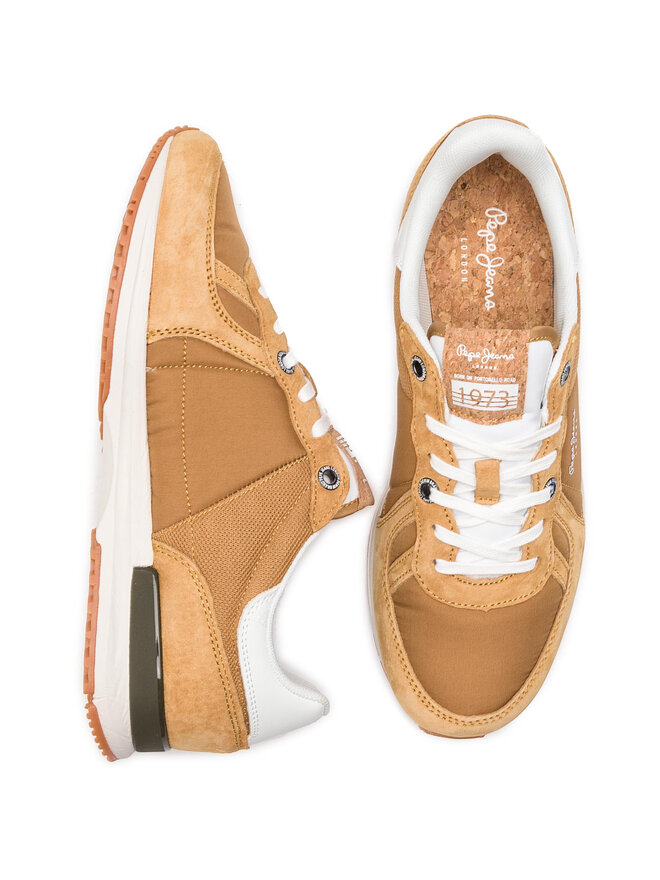 Sneakers Pepe Jeans Tinker Pro Premium PMS30511 Braun | eschuhe.de