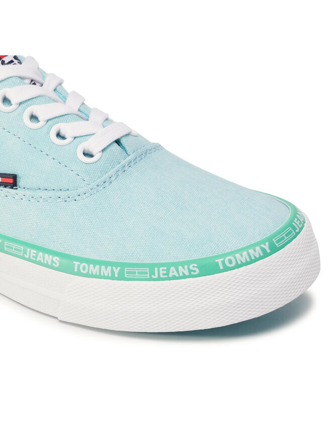 Teniși Tommy Jeans Pastel Color Lace Up Sneaker EN0EN00936 Albastru ...