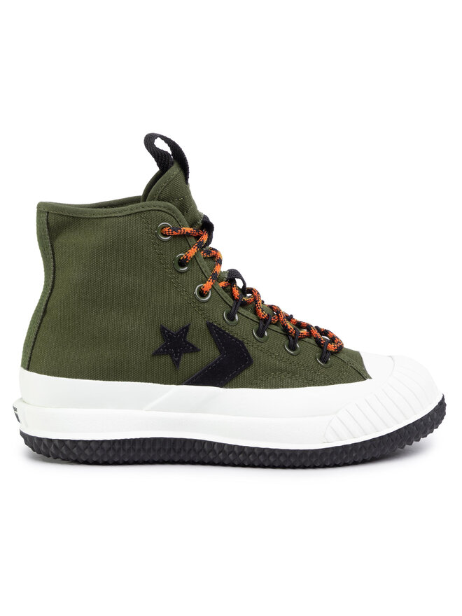 Sneakersy Converse Bosey Mc Hi 166222C Zielony | eobuwie.com.pl