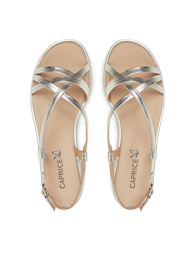 Sandalen Caprice 9-28100-44 Silberfarben | eschuhe.de