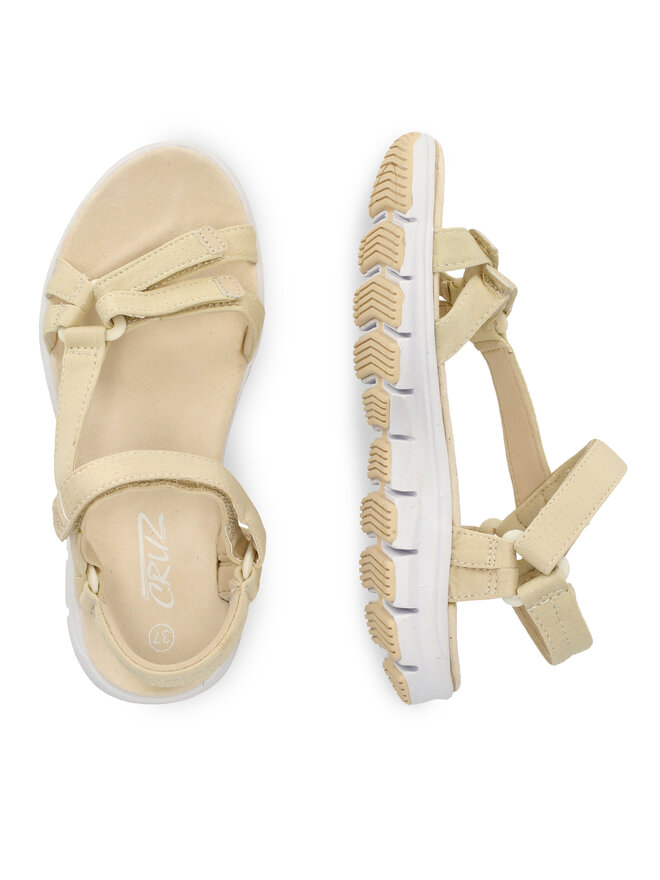 Sandały CRUZ Bernao CR212365 Beżowy | eobuwie.com.pl
