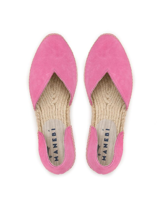 Espadrilles Manebi Open-Side Flats R 3.6 O0 Rosa | eschuhe.de