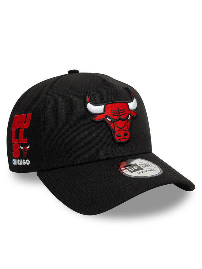 Șapcă New Era Chicago Bulls NBA Patch Black 9FORTY A-Frame 60595220 ...