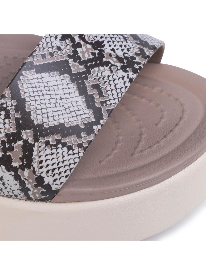 Sandalias Crocs Brooklyn Low Wedge W 206453 Gris | zapatos.es