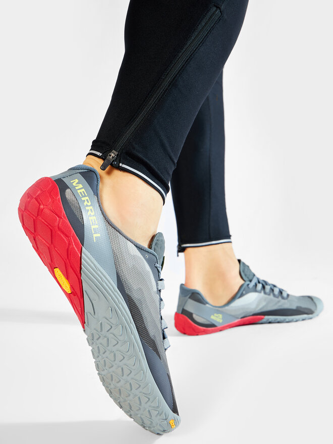 Zapatillas de running Merrell Vapor Glove 4 J50403 Gris | zapatos.es