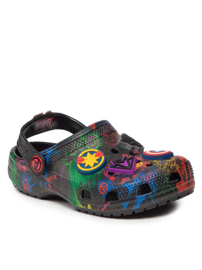 Pantoletten Crocs Classic Marvel Avengers Clog 207721-001 Schwarz ...