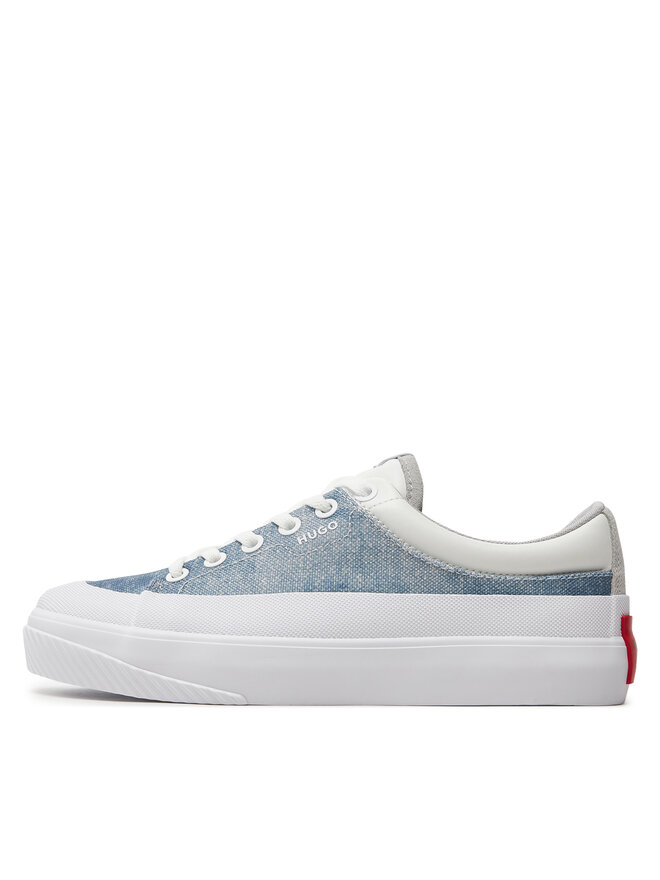 Sneakers aus Stoff Hugo Dyer Tenn Cnvfl 50517201 Dunkelblau | eschuhe.de