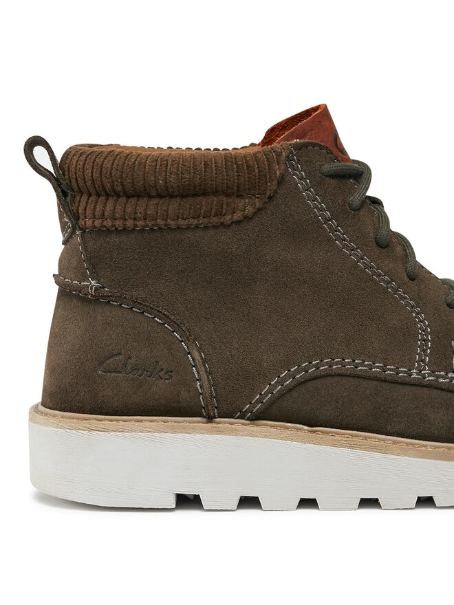 Botines planos Clarks Barnes Mid 261673137 Gris | zapatos.es