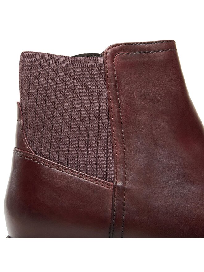 Stiefeletten Clarks Maye Palm 261743554 Dunkelrot | eschuhe.de