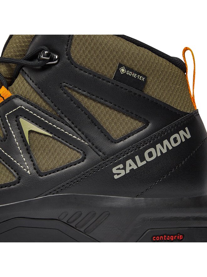 Botas de trekking Salomon X Braze Mid GORE-TEX L47181000 Verde | zapatos.es
