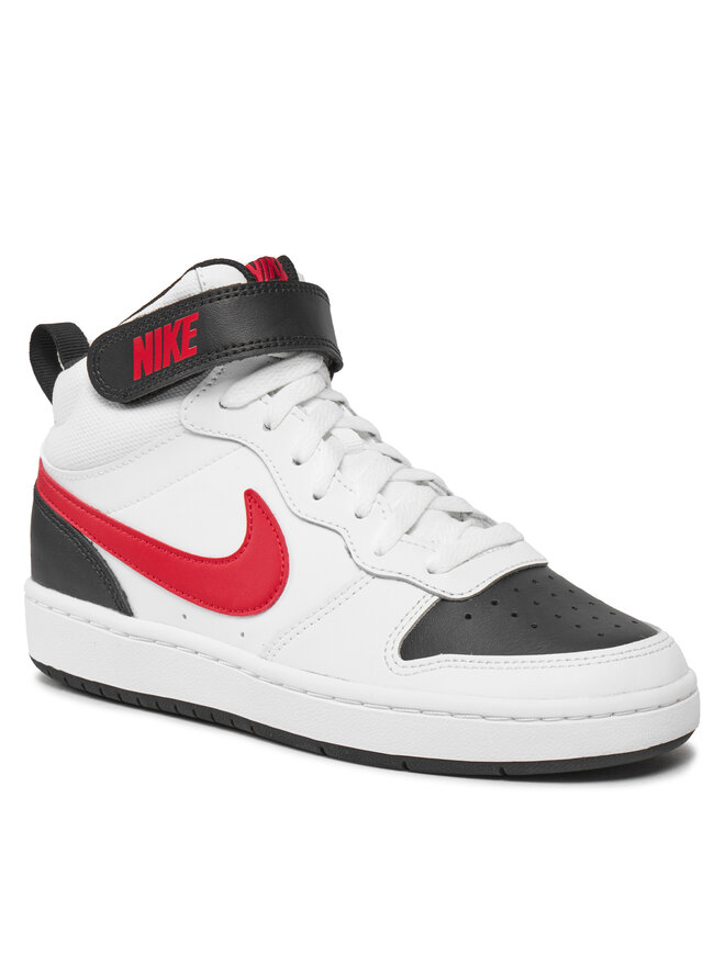 Sneakersy Nike Buty Court Borough Mid 2 (GS) CD7782-110 Biały | eobuwie.com.pl