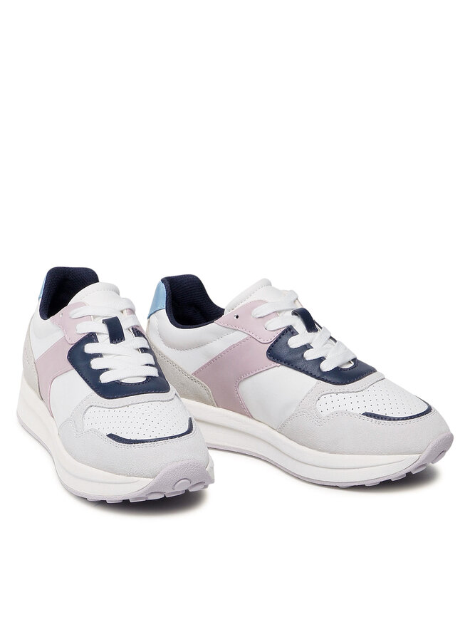 Sneakers Geox D Runntix B D25RRB-01122 C1Z8W Weiß | eschuhe.de