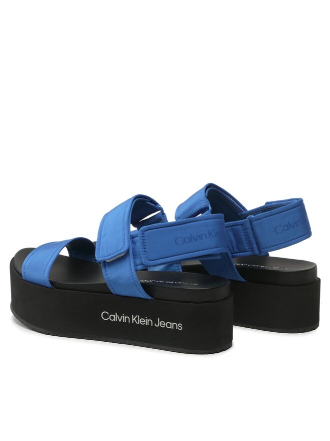 Сандали Calvin Klein Jeans Flatform Sandal Softny YW0YW00965 Син ...