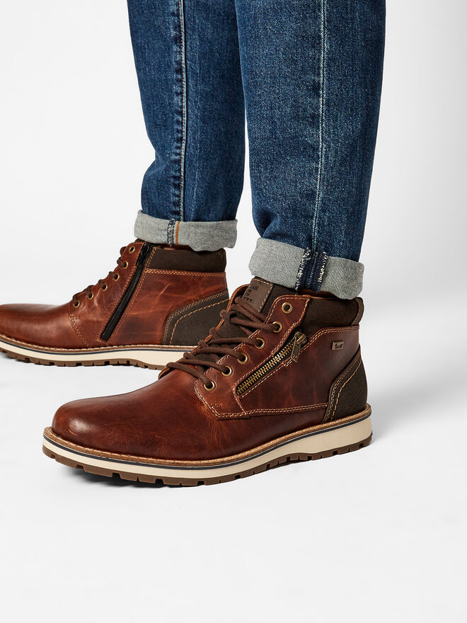 Schnürschuhe Rieker 38433-24 Braun | eschuhe.de