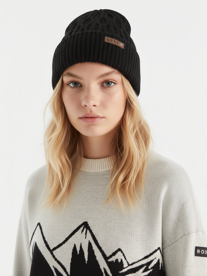 Gorro Roxy CEO-RX-W3-002-AW25 Negro | zapatos.es