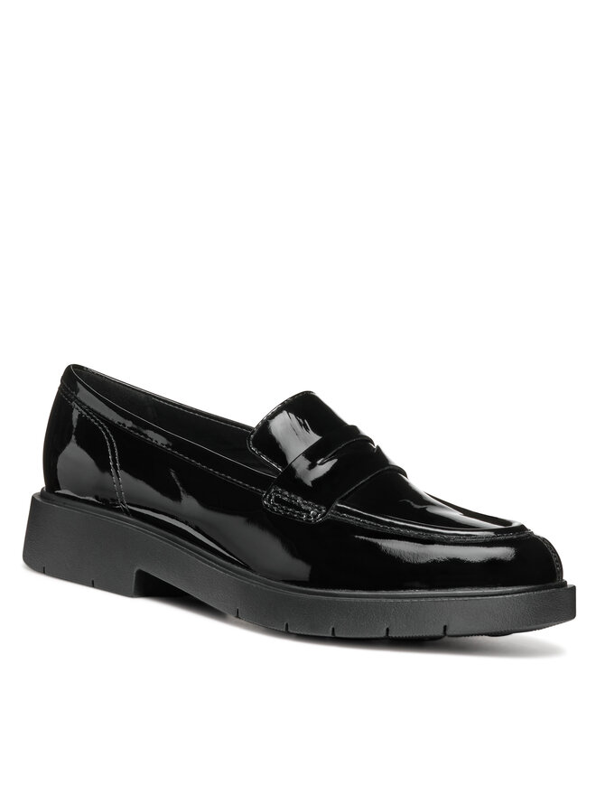 Loafersy Geox D Spherica Ec1 D46QRC 00066 C9999 Černá | eobuv.cz