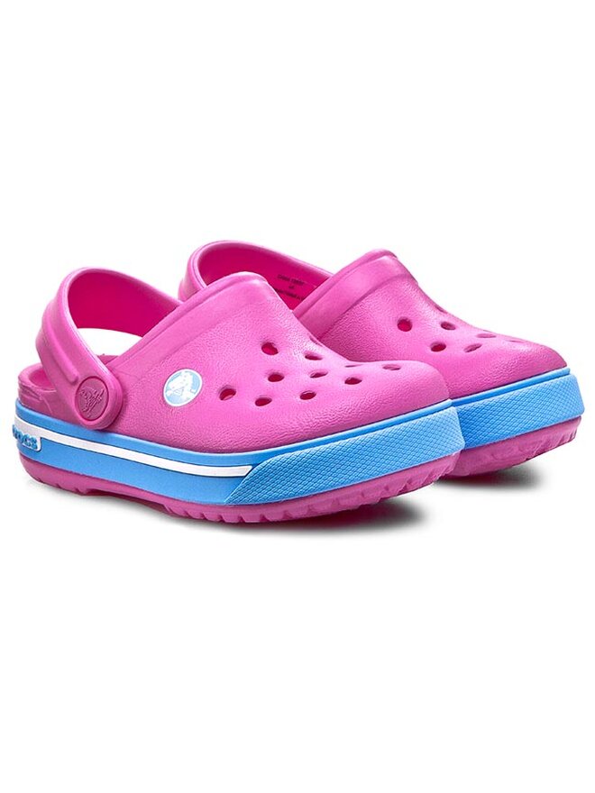 Παντόφλες Crocs Crocband II.5 Clog Kids 12837 Neon Magneta/Bluebell ...