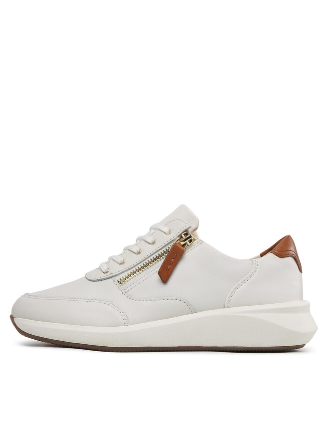 Sneakers Clarks Un Rio Zip 261673724 Weiß | eschuhe.de