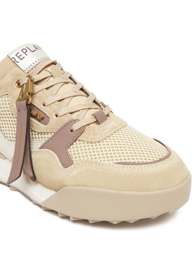 Sneakers REPLAY Field W Double 2 GWS9H .000.C0009L Bej | epantofi.ro