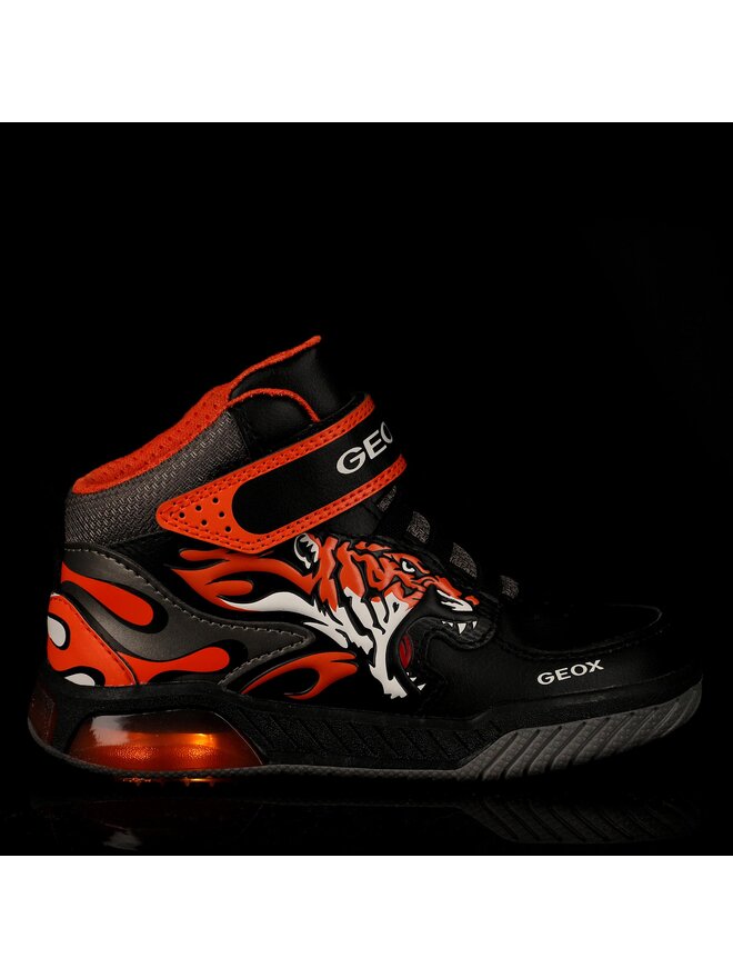 Sneakers Geox J Inek Boy J369CC 0BUCE C0038 S Schwarz | eschuhe.de